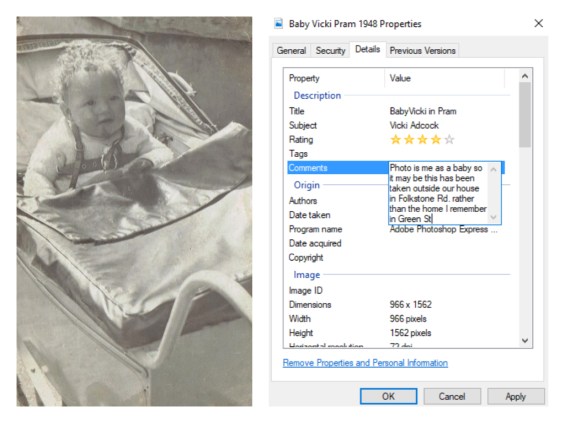 Digital Photo Labelling – Warts And All