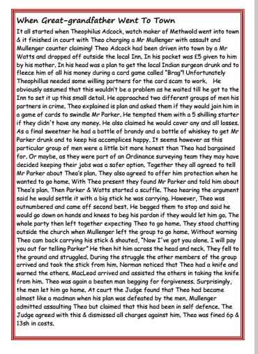 Writing Family History Templates – Warts And All